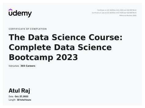 I Am Thrilled To Announce That I Have Completed The Complete Data Science Training Math