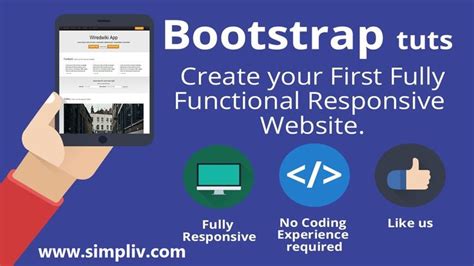 Bootstrap Responsive Design Tutorial For Beginners Simpliv App