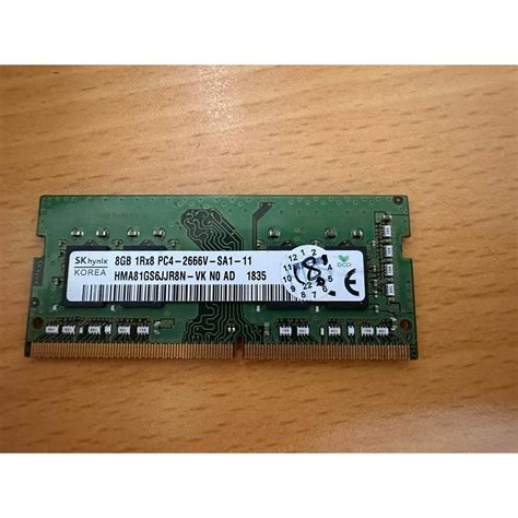 【hynix 海力士 Pc4 2666v 1rx8 Ddr4 2666 Ddr4 8gb 8g】 蝦皮購物
