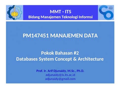Ppt Pokok Bahasan 2 Review Db Architecture Dokumentips