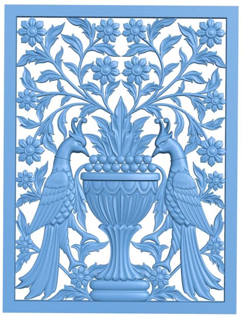 Door Pattern Phoenix 3d Model Vector Files