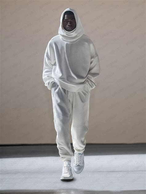 Street Luxe Hoodie Pants Set Coofandy