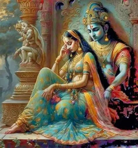 Radha Rani Diy Acrylic Painting By Numbers Kit On Canvas Tulip N Turtle