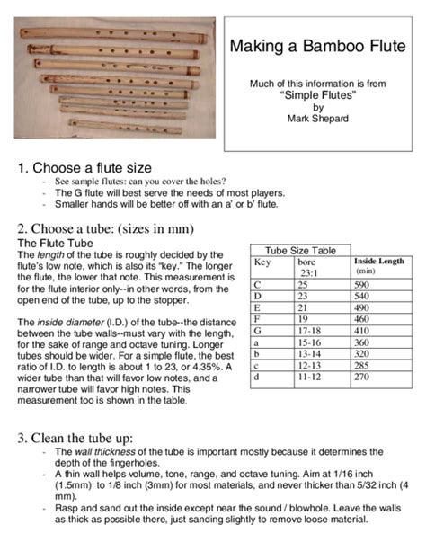 Vertical Bamboo Flute Notes At Carolann Ness Blog