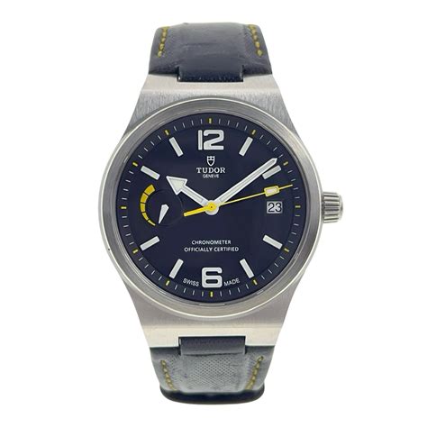 Tudor North Flag 91210n Stainless Steel Mens 40mm Black Dial Automatic