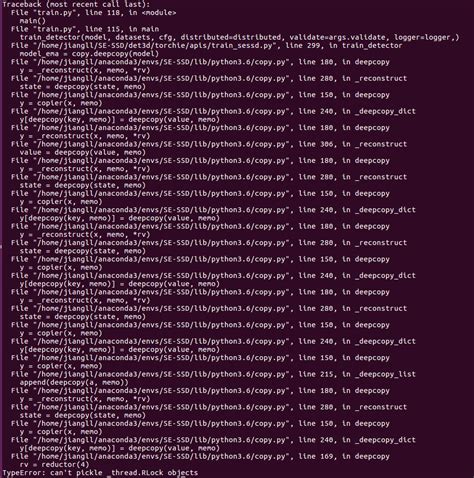 when i run python tools train py i encounter the following