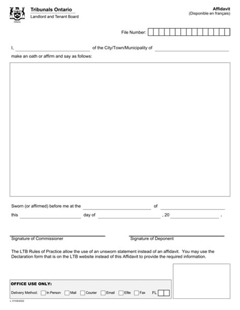 Ontario Canada Affidavit Download Fillable Pdf 2018 — 2025 Templateroller
