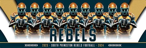 Panoramic Team Banner Photo Template Recede Multi Sport Photoshop