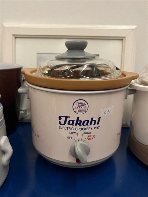Takahi Slow Cooker TV Home Appliances Kitchen Appliances Cookers On Carousell