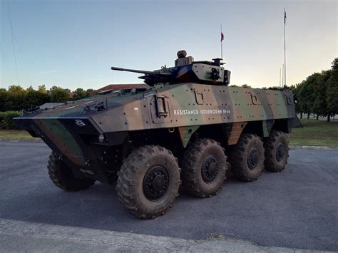 French Vbci Armoured Vehicle 5th Dragoon Regiment