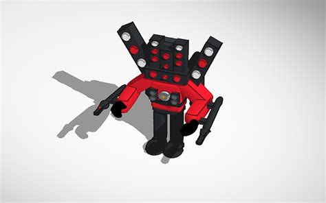 3d Design Upgraded Tİtan Speakerman Tinkercad