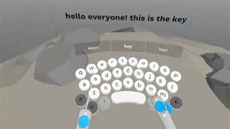 Virtuelle Tastatur Erleichtert Das Tippen Von Texten In Virtual Reality