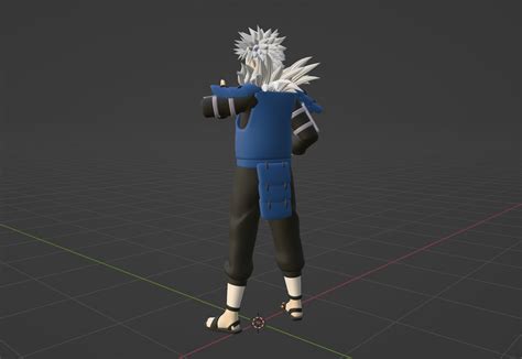 Tobirama Senju Naruto Shippuden 3d Model By Summerforce