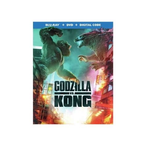 Godzilla Vs Kong 2021 Blu Ray Dvd Digital Copy 1 Ct Kroger