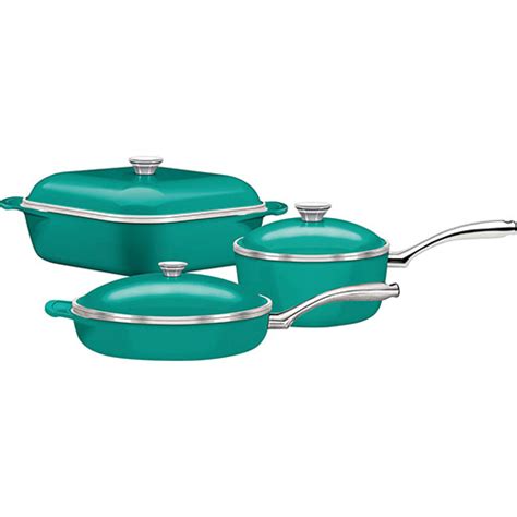 Conjunto De Panelas Tramontina Design Collection Lyon Verde Esmeralda 3