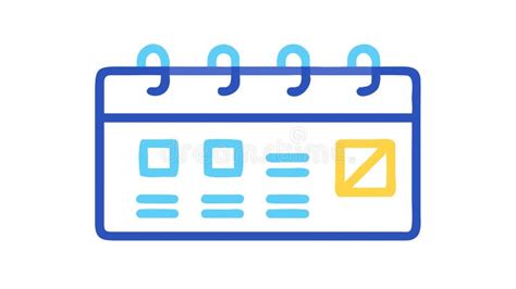 Calendar With Schedule Details Vector Icon Vector Design Generative Ai Stock Vector