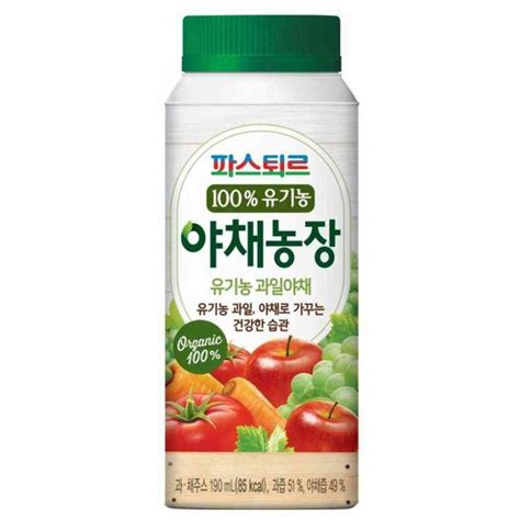 롯데유기농야채농장190ml 배민스토어