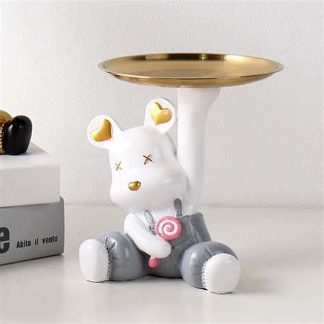 앉은 곰돌이 악세사리 트레이 3color 감도 깊은 취향 셀렉트샵 29cm