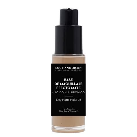 Base De Maquillaje Lucy Anderson Efecto Mate Con Acido Hialurónico 35g