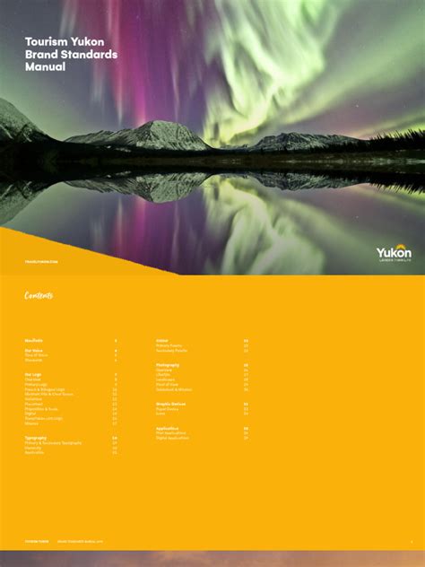 tourism yukon brand standards manual pdf typefaces typography