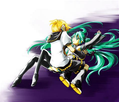 Miku X Len Miku X Len Fan Art 15873230 Fanpop