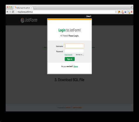 Jotform Mysql Export Integration Data Management Integrations