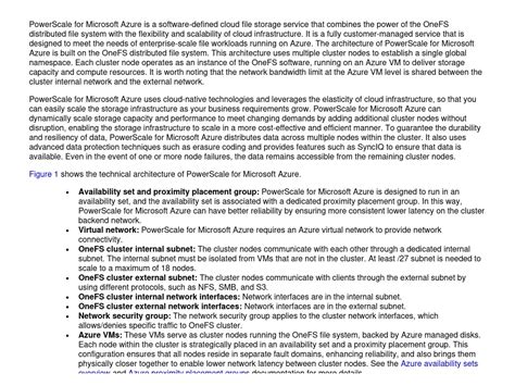 Architecture Introduction To Dell Powerscale For Microsoft Azure Dell Technologies Info Hub