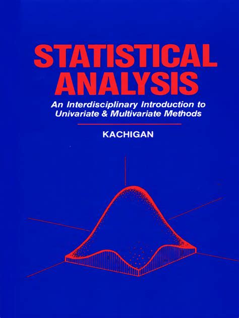 Sam Kash Kachigan Statistical Analysis An Interdisciplinary