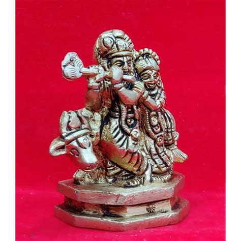Radhe Krishna Statue In Brass Radha Krishna Idol Radha Krishna Etsy