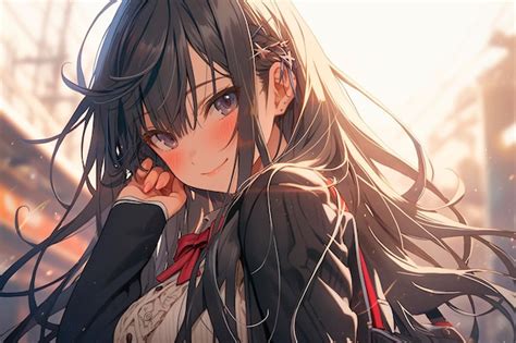 Bonita Chica Anime Foto Premium