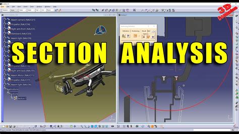 Catia V5 Section Analysis Setup And Features Youtube
