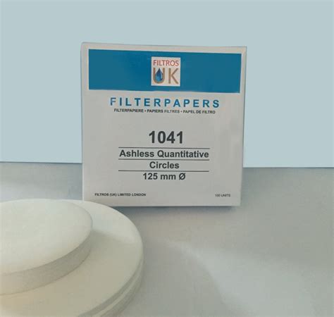 White Filtrosuk Quantitative Lab Filter Paper Eq Whatman Grade 41