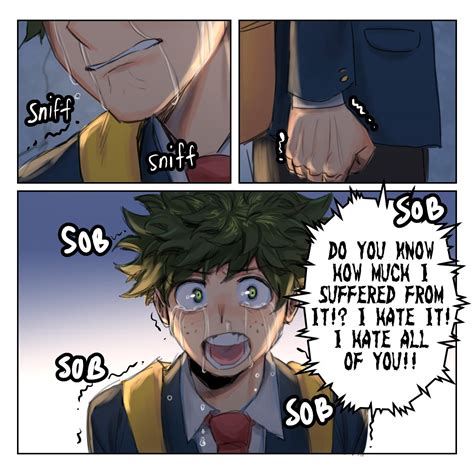 Sadpudingz on Twitter Quirkless Deku part bnha bkdk bakudeku katsudeku 勝デク https