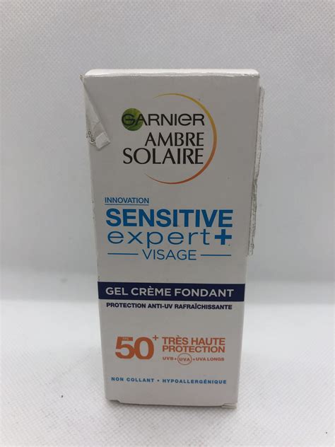 Garnier Ambre Solaire Sensitive Expert Plus Gel Crème Visage Fps50