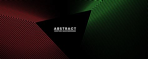 Premium Vector 3d Red Green Techno Abstract Background Overlap Layer On Dark Space With