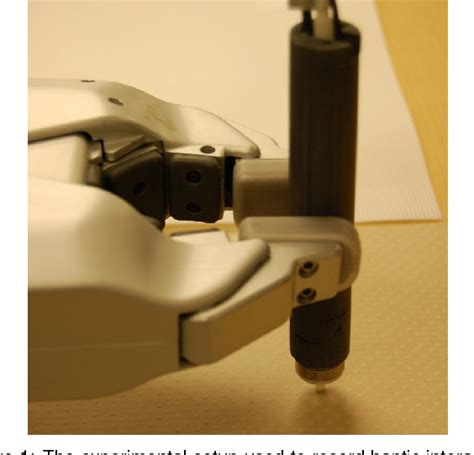Figure 1 From Methods For Robotic Tool Mediated Haptic Surface Recognition Semantic Scholar