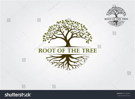 트리 로고 그림의 루트입니다트리의 벡터 실루엣입니다 스톡 벡터로열티 프리 781200937 Shutterstock