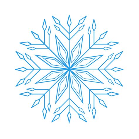 Free Single Snowflake Vector Template To Edit Online