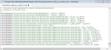 Claytex 20203 Conversion Script Claytex