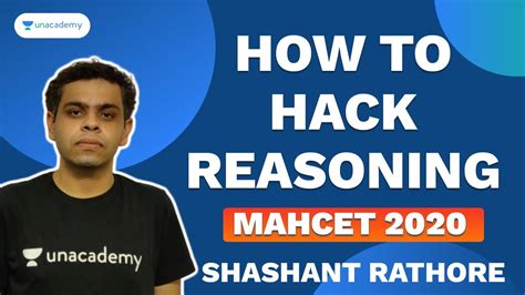 How To Hack Reasoning For Mahcet By Shashant Rathore Youtube
