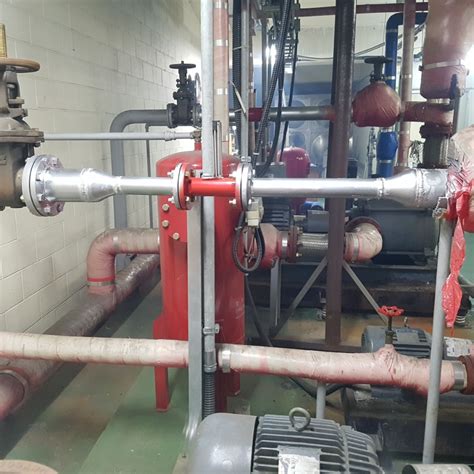 부천 상동 소방펌프 유량계 불량으로 오리피스 유량계 설치작업유량계설치는 배관구경에 8d5d 거리을 두고 설치 하여야 하고 기본 유량에 175 이상 유량체크가 되는