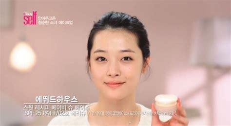 Fxs Sulli Goes Bare Faced For Etude House Sulli Bare Face Fx