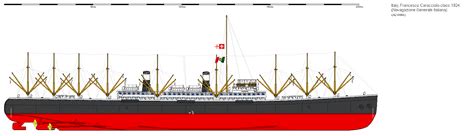 Warshipsresearch The Italian Francesco Caracciolo Class Battleships