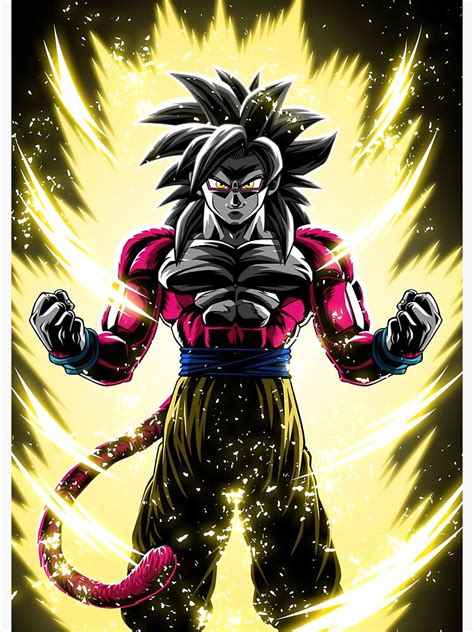 Super Ssj4 Poster For Sale By Davidbenson47 Redbubble