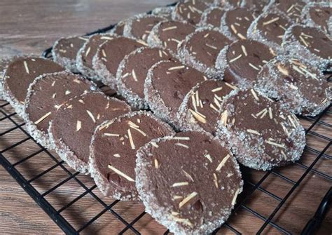 Resep Choco Almond Cookies Oleh Erika Amelya Dapur Kirey Cookpad