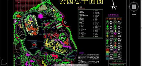 某公园绿地设计平面图t3图片 CAD素材 CAD素材 图行天下素材网