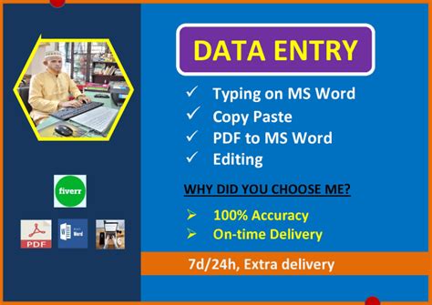 Do Data Entry Copy Paste Pdf To Word Typing Job By Mostakim Fiverr