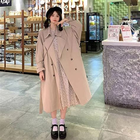 百搭反領長版風衣外套 獨具衣格 J5406unistyle 館【獨具衣格】專賣中大尺碼洋裝、中大尺碼服飾