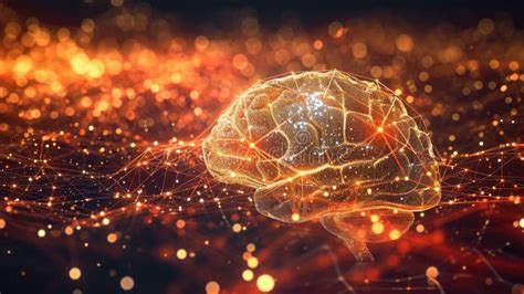 A Digital Photo Showcases The Intricate Network Of Connections Within The Human Brain Ai