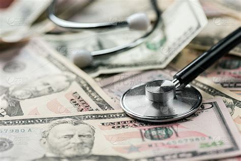 医疗保健成本概念和美元